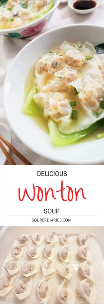 Delicious wonton soup - Souper Diaries