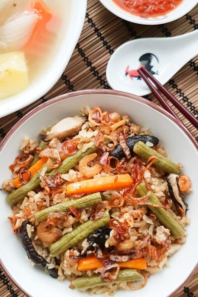 Long Bean Rice 长豆饭 (Rice Cooker Recipe) - Souper Diaries